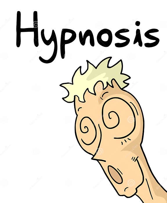 Hypnosis cartoon stock vector. Illustration of bizarre - 47021126