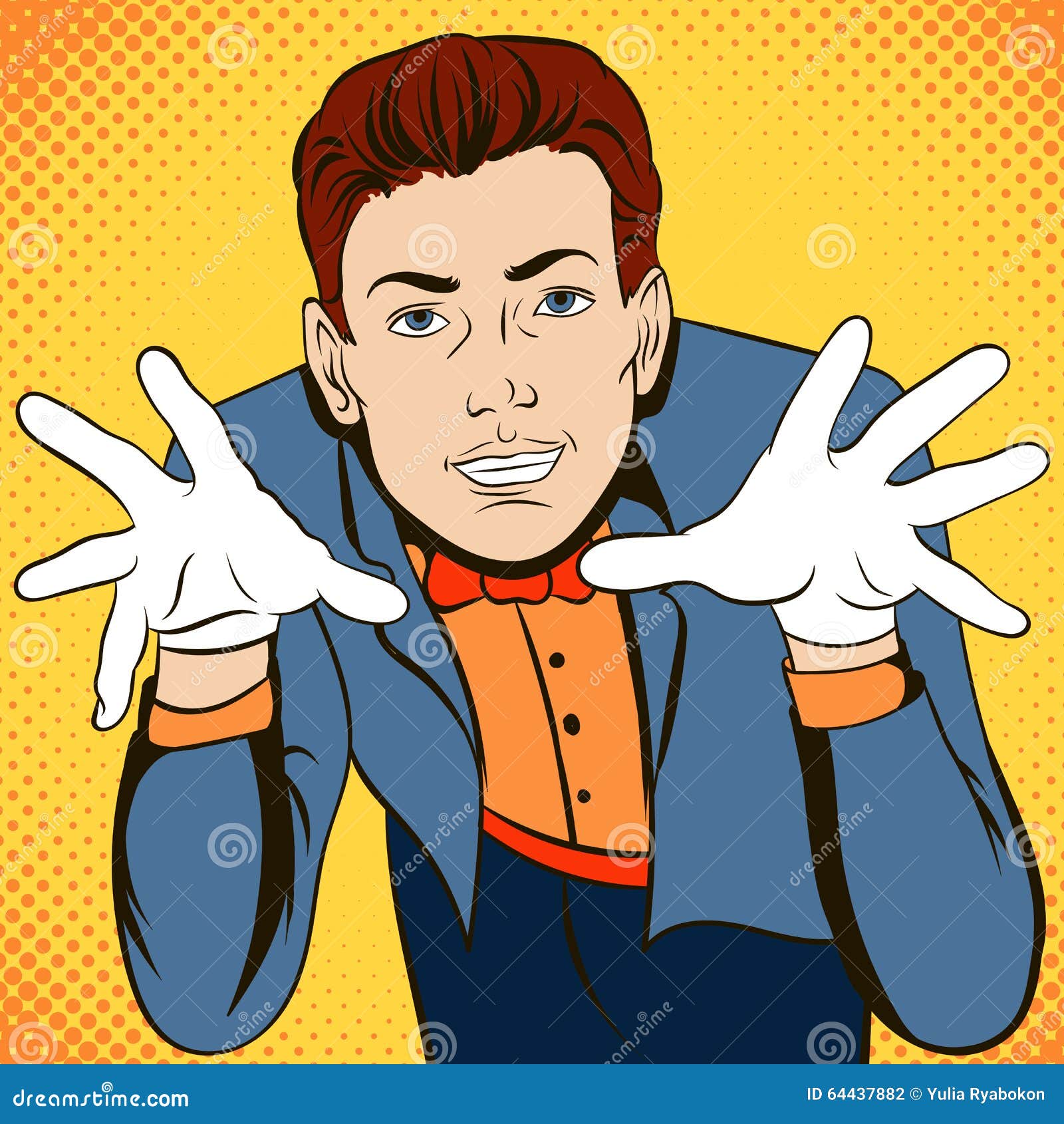 Hypnosis comics concept stock vector. Illustration of mentalist - 64437882