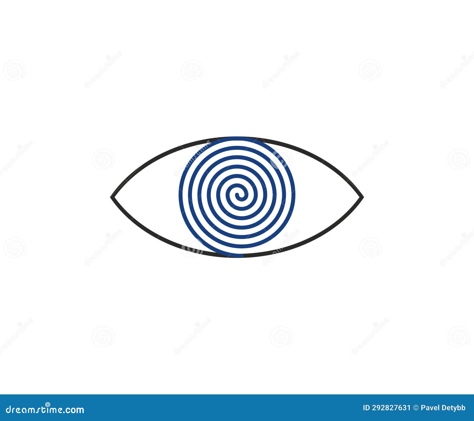 Hypnosis, Eye, Spiral Icon. Vector Illustration. Stock Illustration ...