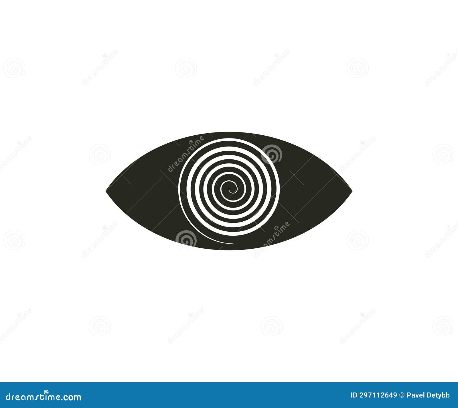 Hypnosis, Eye, Spiral Icon. Vector Illustration. Stock Illustration ...