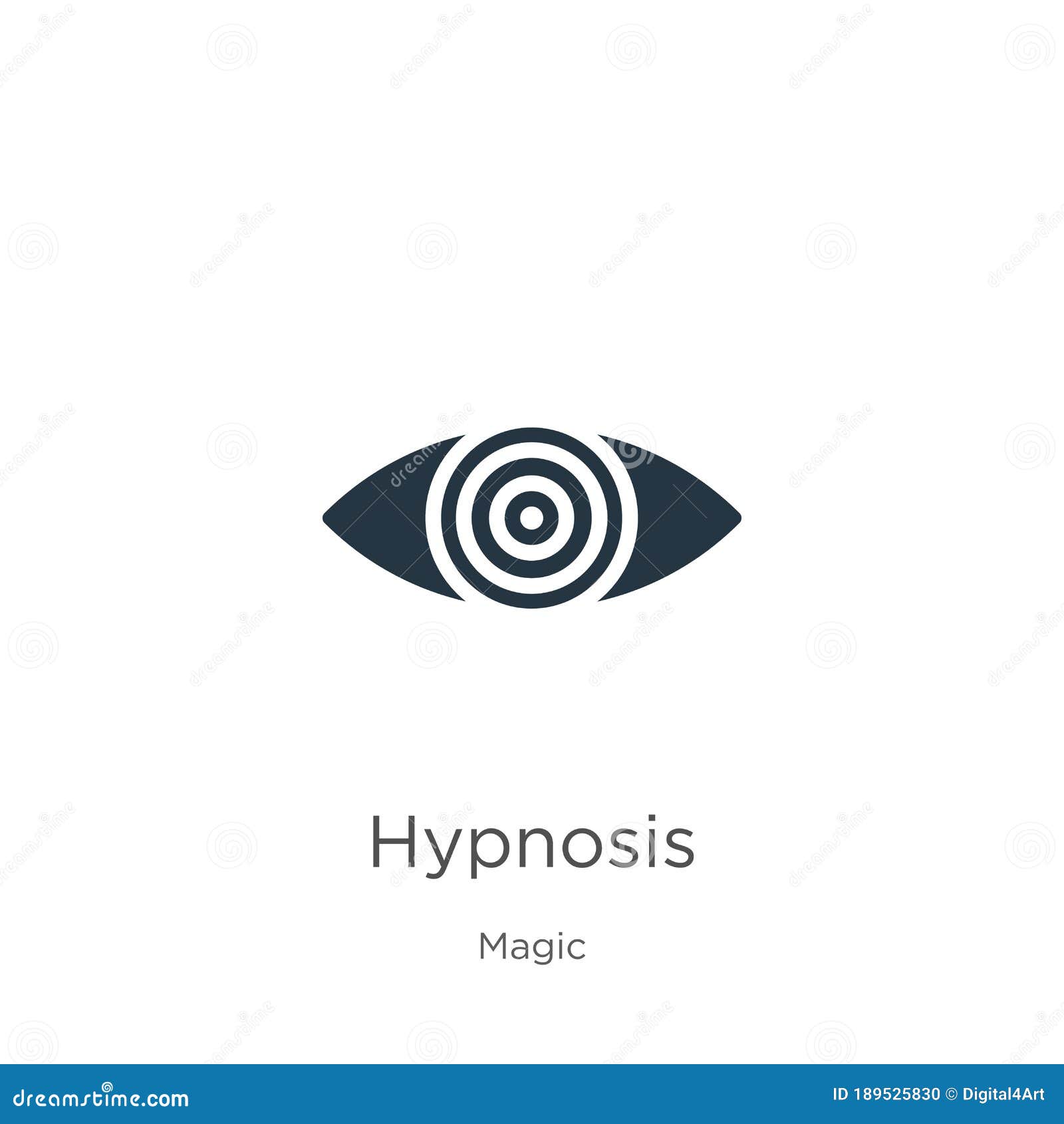 Hypnosis Icon Vector. Trendy Flat Hypnosis Icon from Magic Collection ...