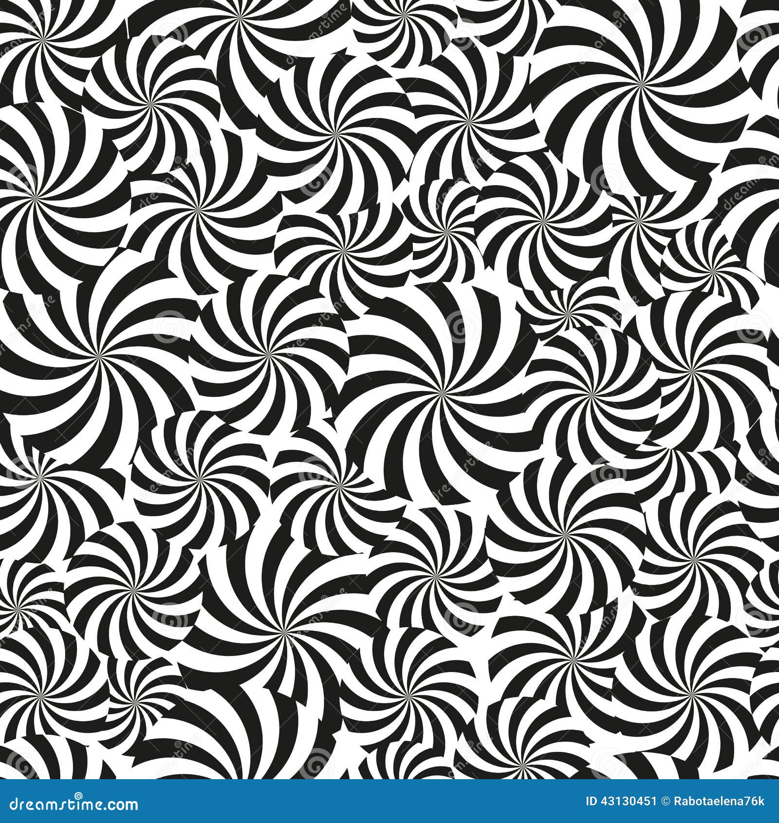 Hypnosis seamless texture stock vector. Illustration of black - 43130451