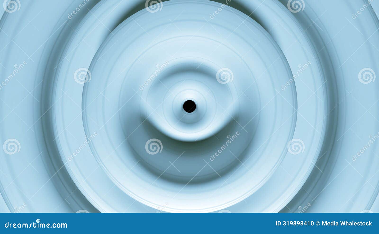 Hypnotic Animation of Moving Wave from Drop. Design. Circular Waves on ...