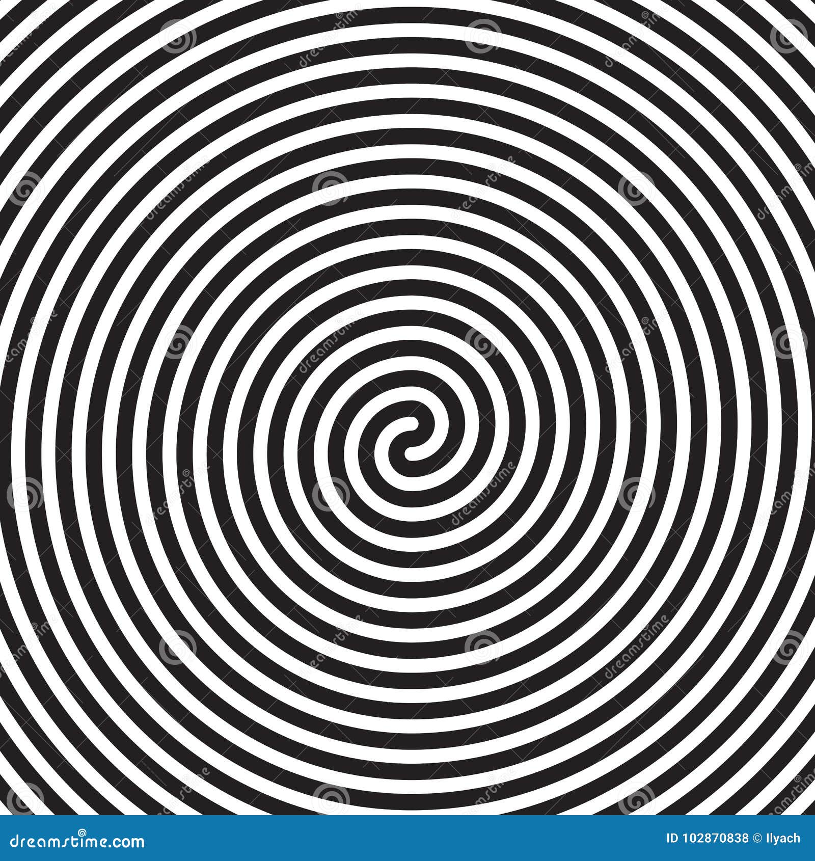 Hypnotic Circles Abstract White Black Vector Spiral Swirl Optical ... Hypnotic Circles Abstract White Black Vector Spiral Swirl Optical ...