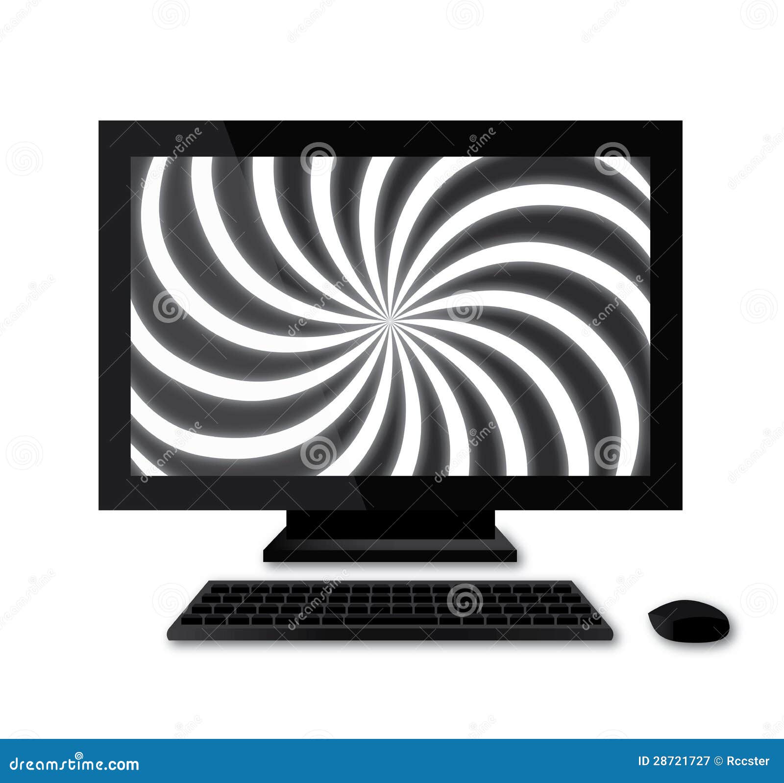 Hypnotic Computer Royalty Free Stock Photography - Image: 28721727