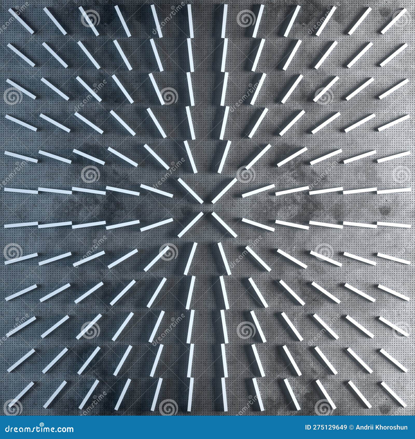 Rectangular Shapes on Old Concrete Surface Track an Imaginary Object ...