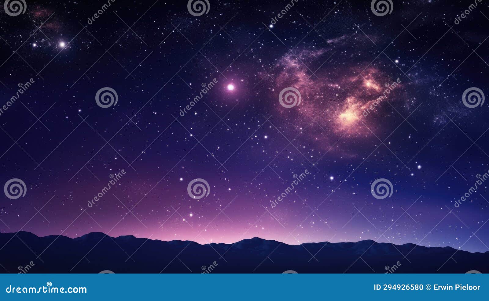 Hypnotic Galactic Backdrop for Design Experimentation Stock ...