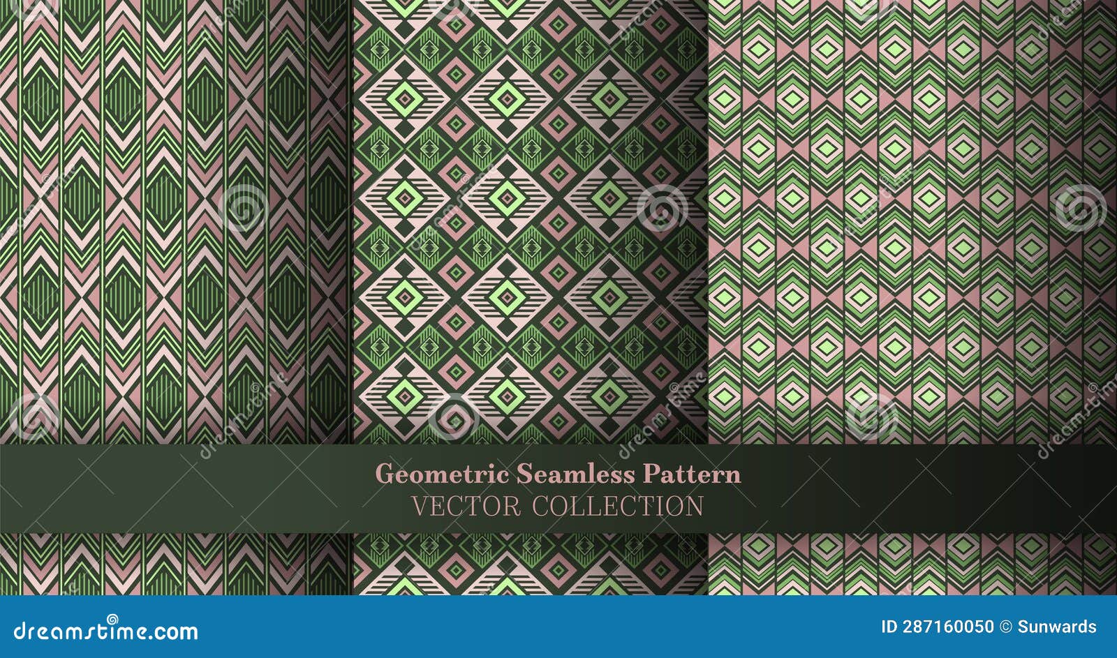 Hypnotic Geometry Rhombus Seamless Pattern Collection. Indian Motif Ethnic Patterns Stock ...