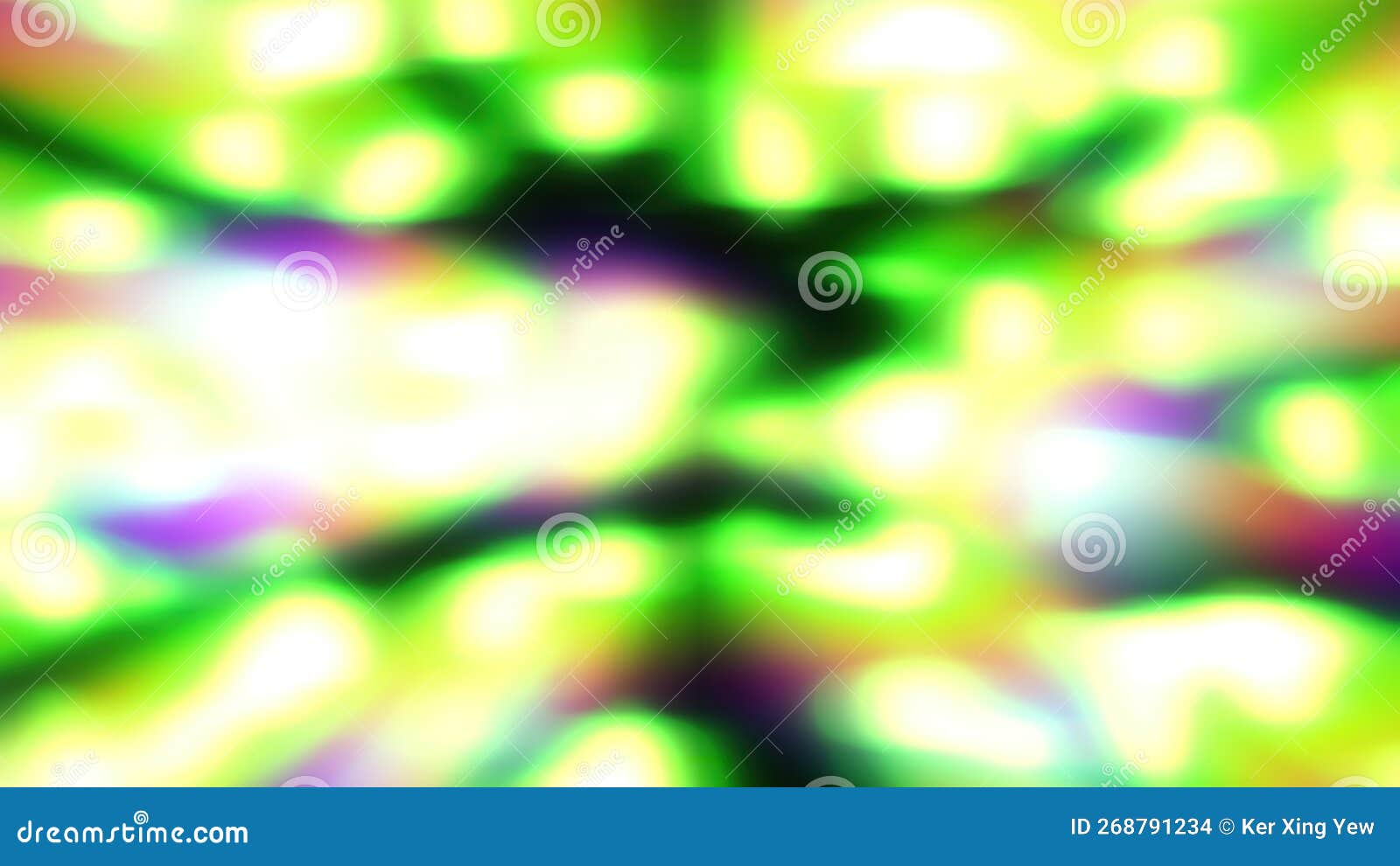 Hypnotic Green Prism Gradient Dreamy Background Stock Illustration ...