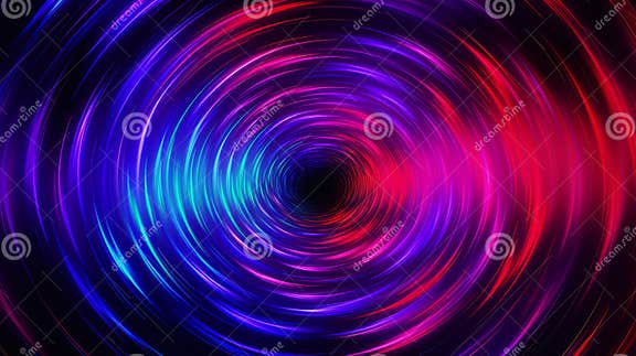 Hypnotic Hyper Space Vortex Stock Illustration - Illustration of space ...