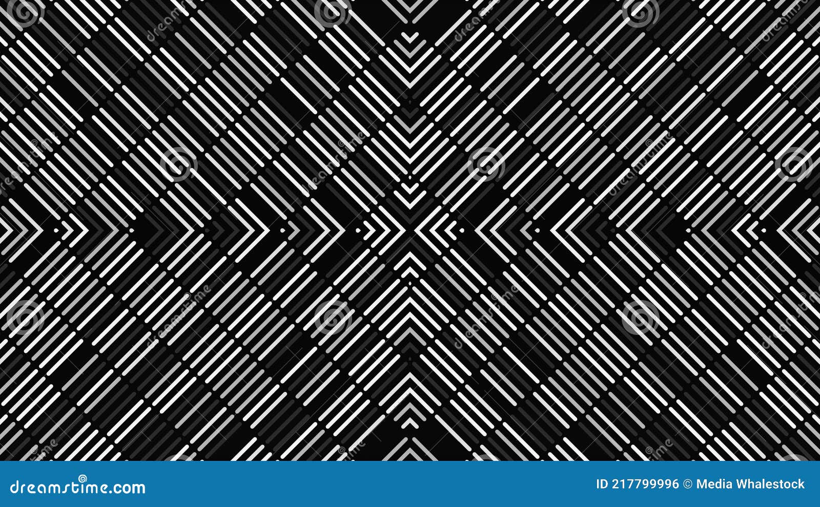 Hypnotic Pattern with Moving Lines. Animation. Centralized Pattern with ...