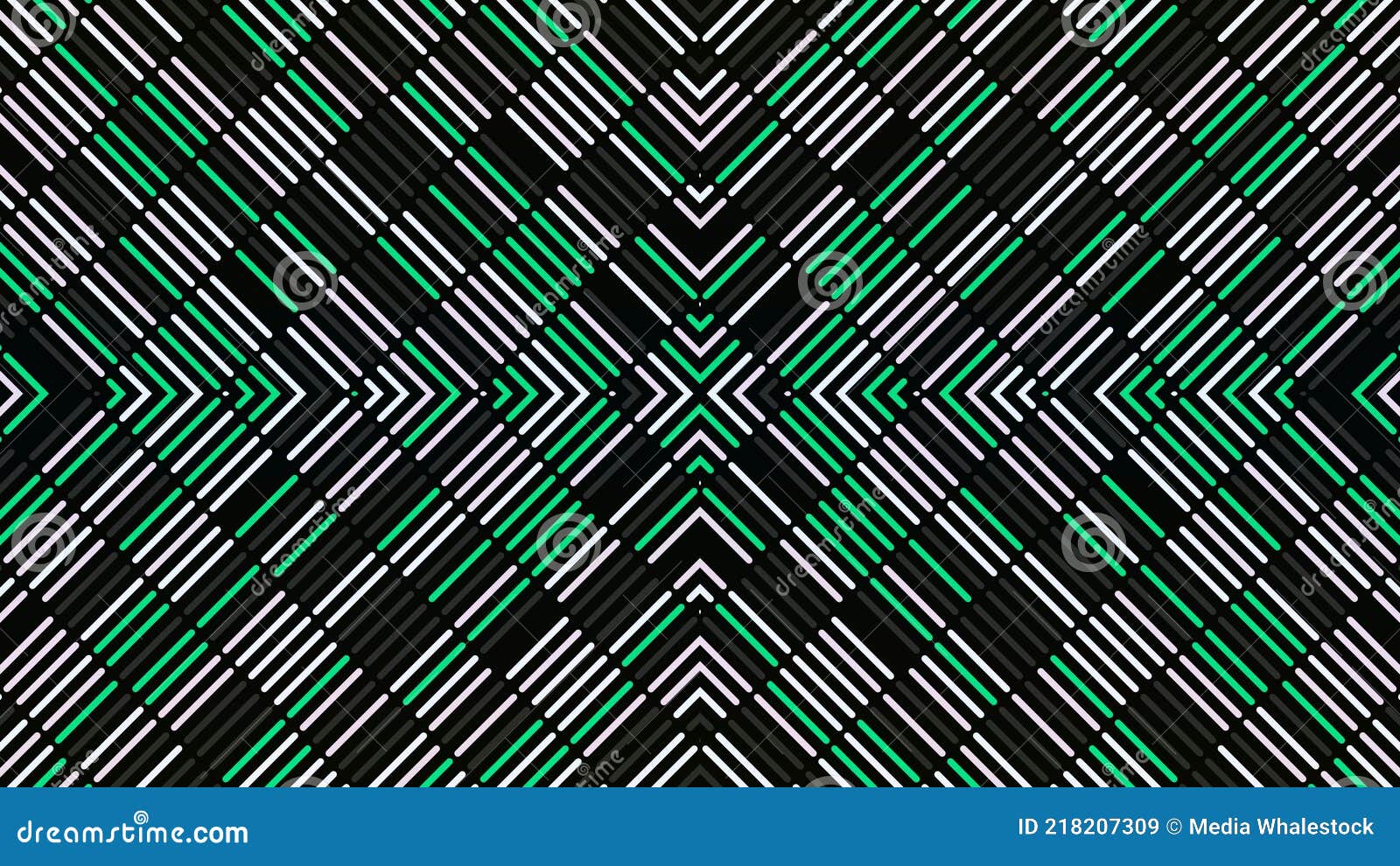 Hypnotic Pattern with Moving Lines. Animation. Centralized Pattern with ...