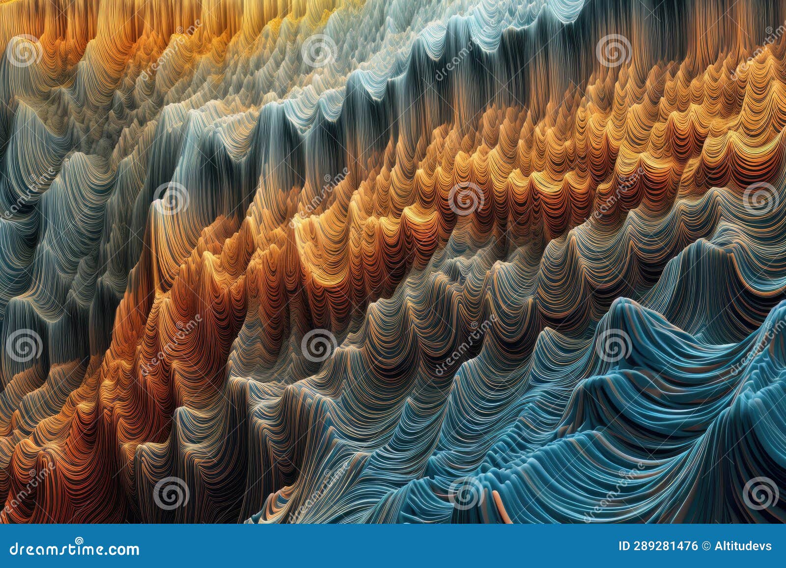 Hypnotic Patterns in Fluid Reacting To Audio Frequencies Stock Photo ...