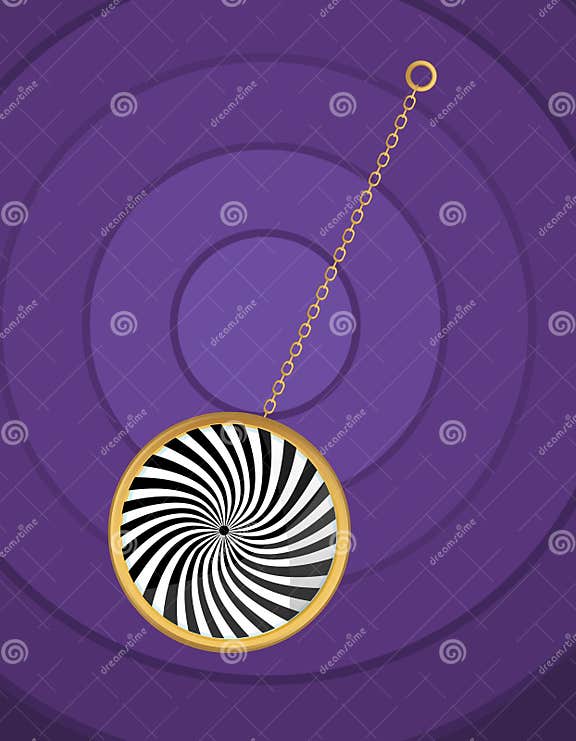 Hypnotic pendulum stock vector. Illustration of doctor - 30440406