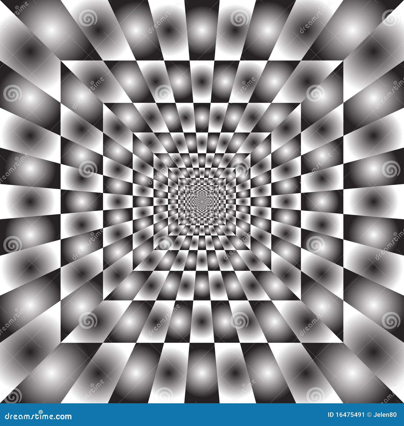 Hypnotic ray background stock vector. Illustration of kinetic - 16475491