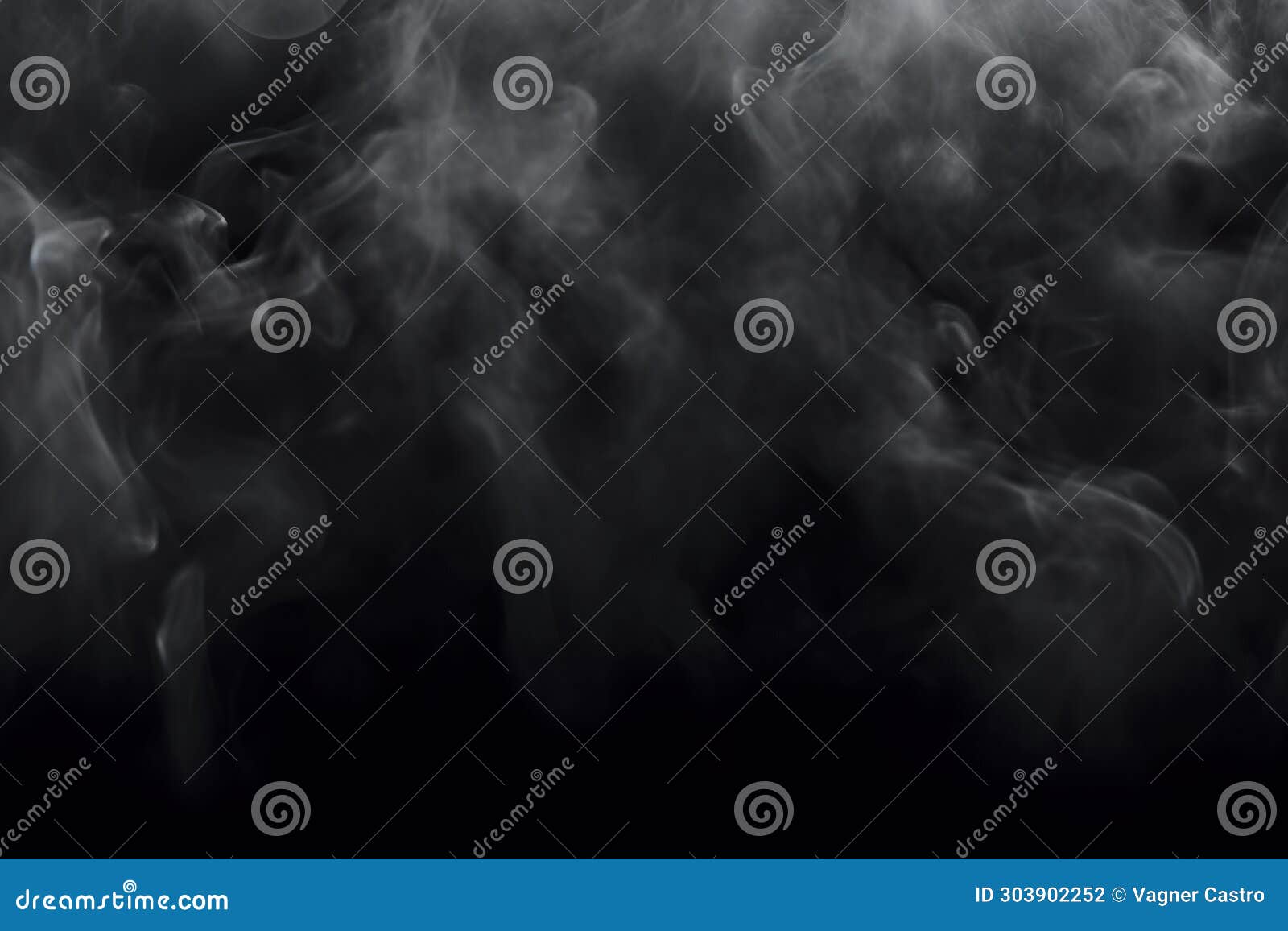 Hypnotic Smoke Patterns on Dark Abstract Background in Enigmatic ...