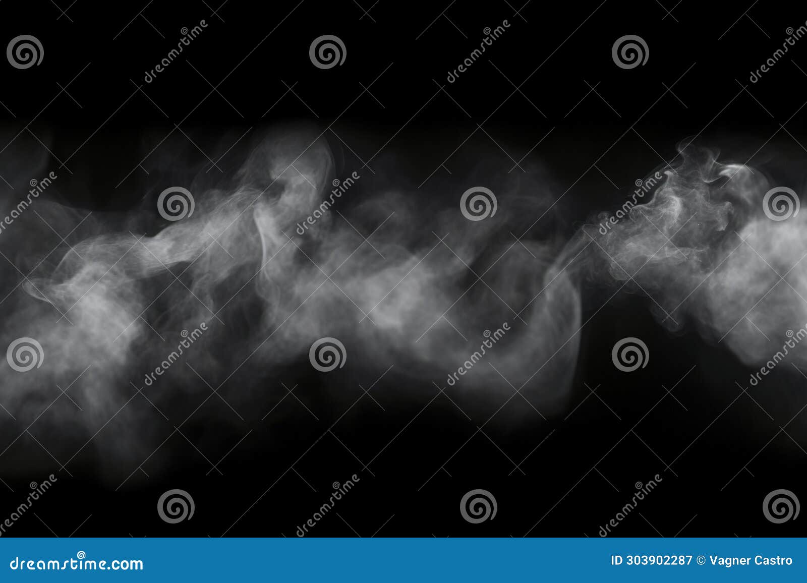Hypnotic Smoke Patterns on Dark Abstract Background in Enigmatic ...
