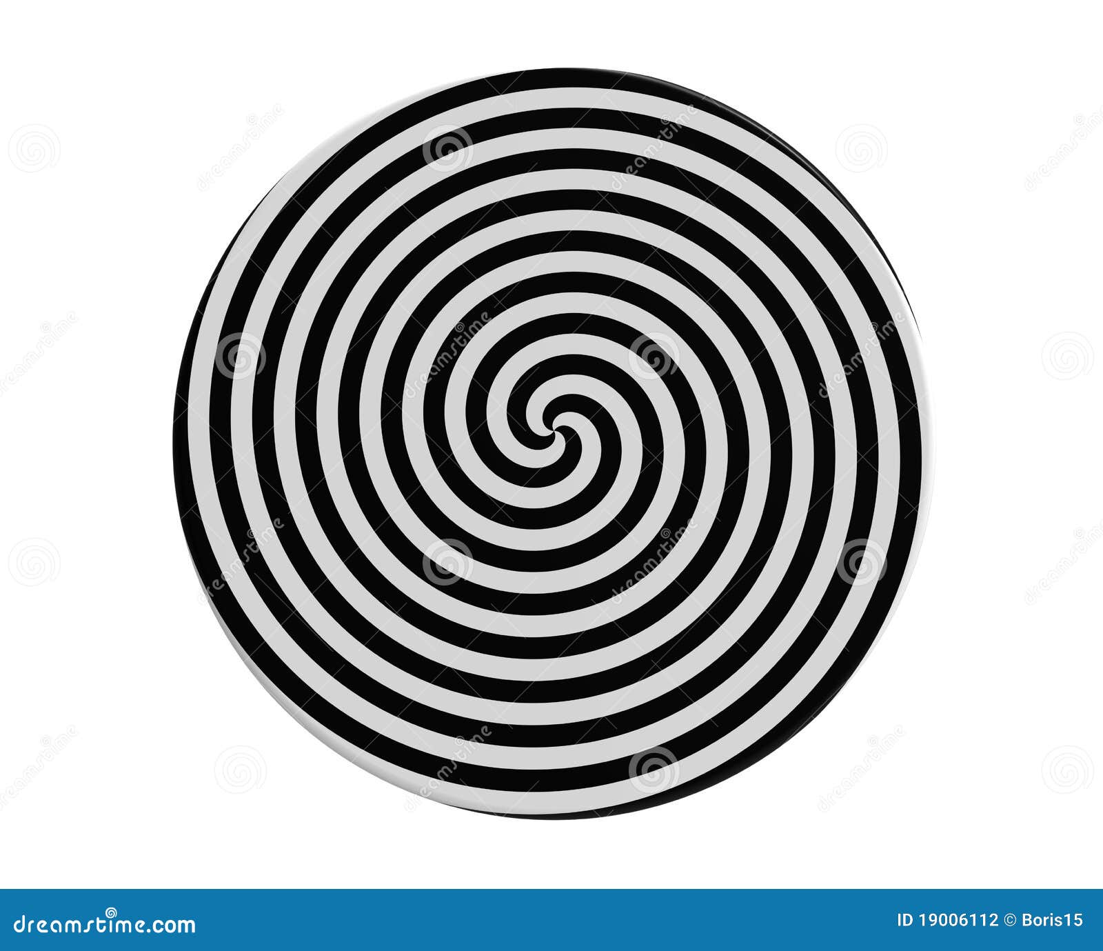 Hypnotic spiral stock illustration. Illustration of hypnotic - 19006112