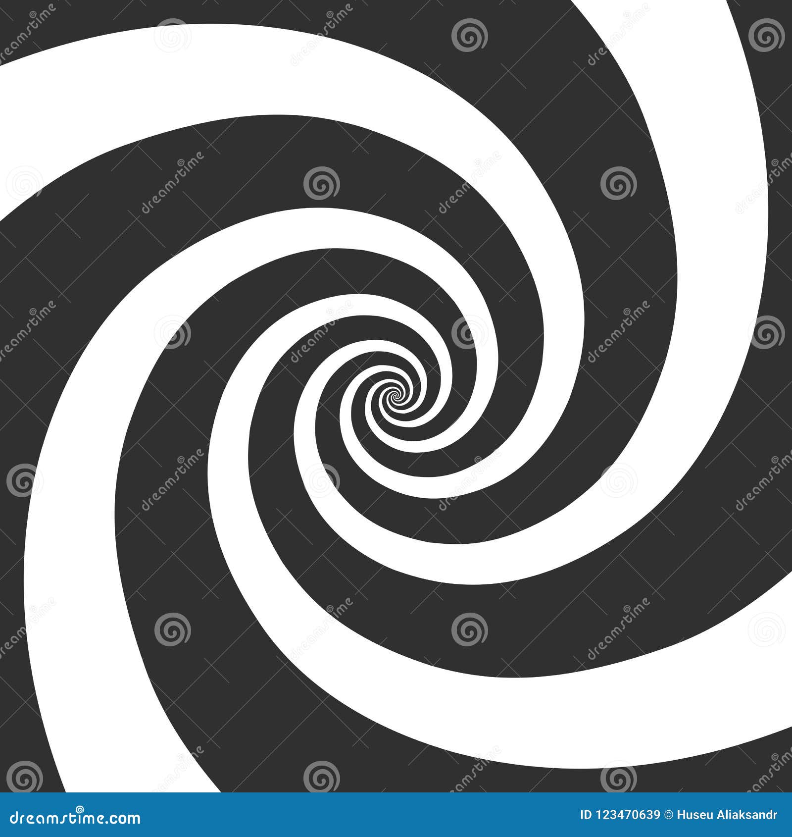 Hypnotic Spiral Background. Stock Vector - Illustration of helix ...
