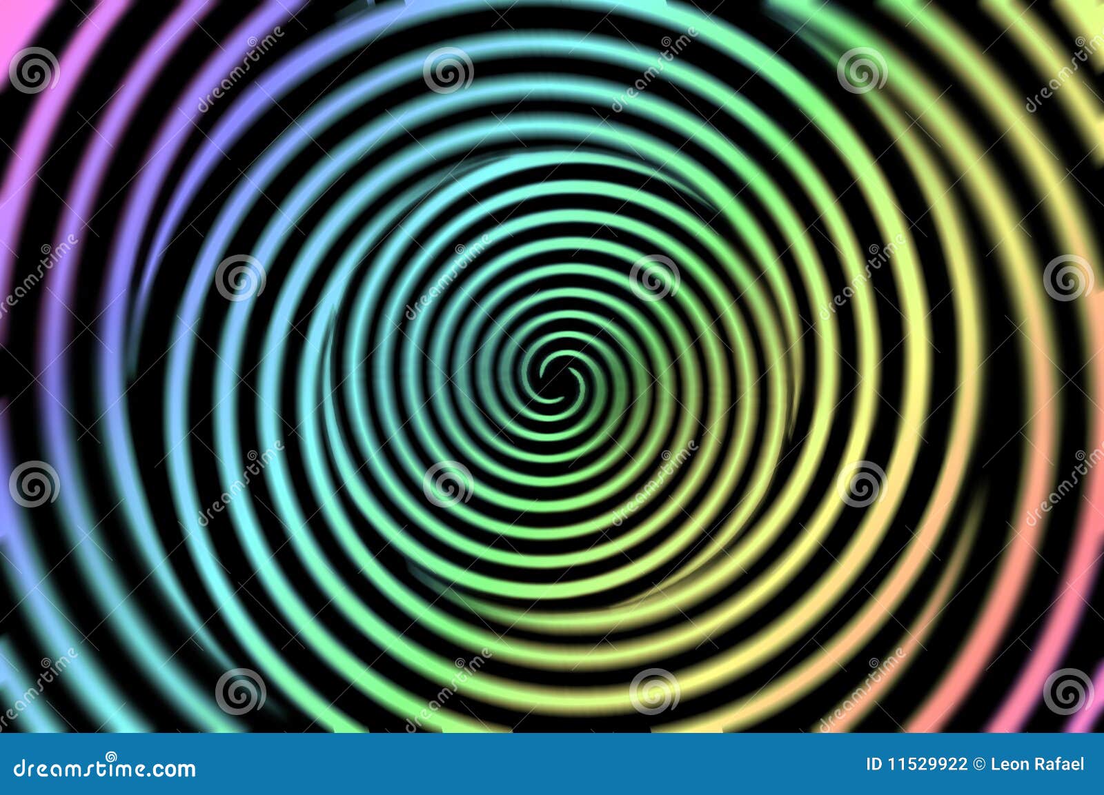 Hypnotic Spiral disc stock photo. Image of illusion, swirl - 11529922