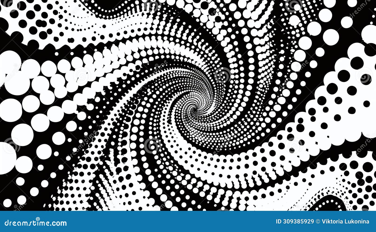Hypnotic Spiral Illusion stock image. Image of concentric - 309385929