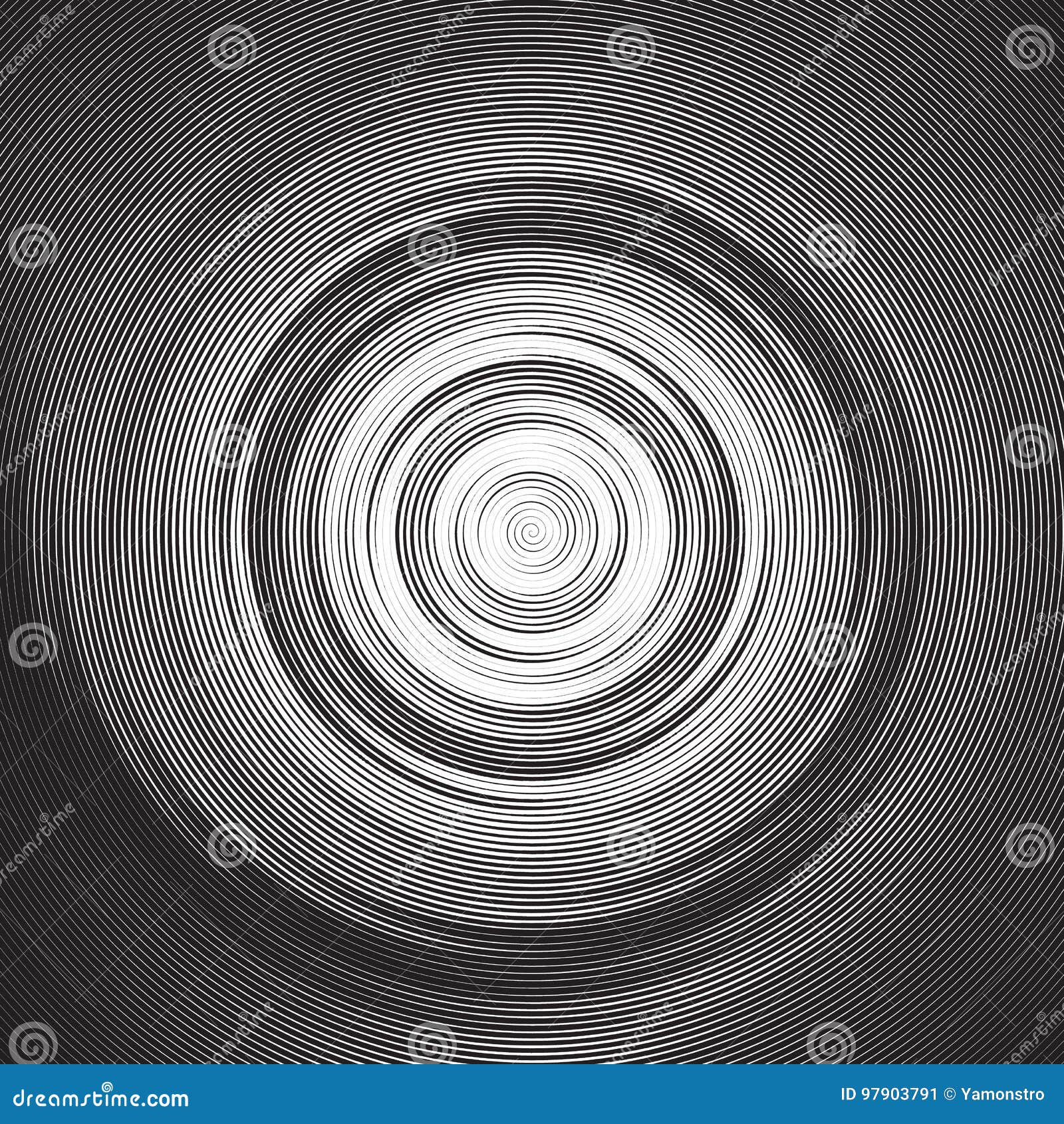 Hypnotic Spiral Vector Abstract Background Stock Vector - Illustration ...