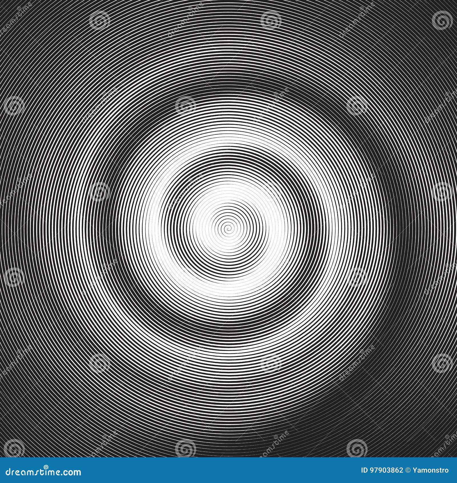 Hypnotic Spiral Vector Abstract Background Stock Vector - Illustration ...