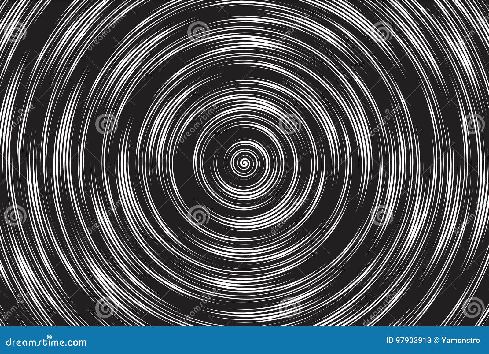 Hypnotic Spiral Vector Abstract Background Stock Vector - Illustration ...