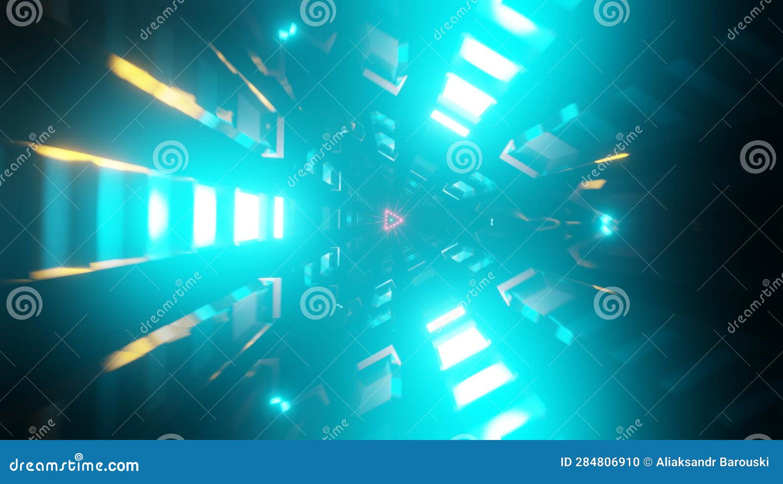 Hypnotic And Vibrant Pulsating Neon Background In A Seamless Loop