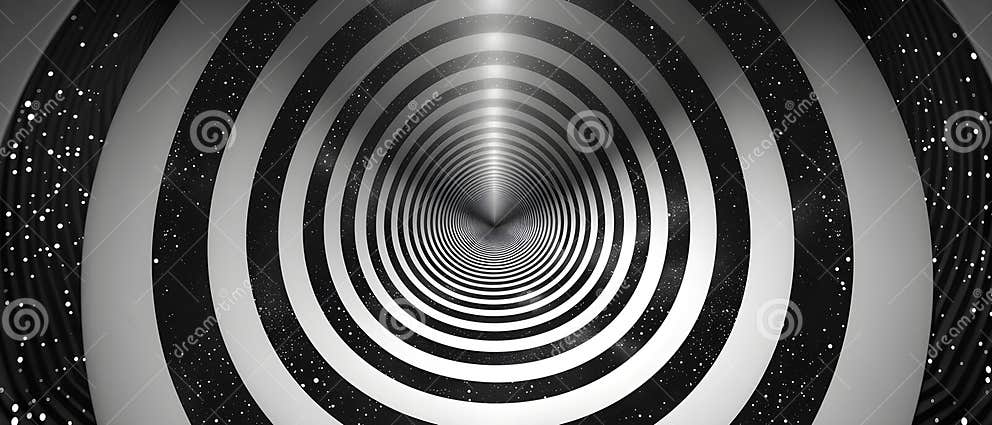 Concept Monochrome Illusion, Hypnotic Vortex Hypnotic Vortex Monochrome ...