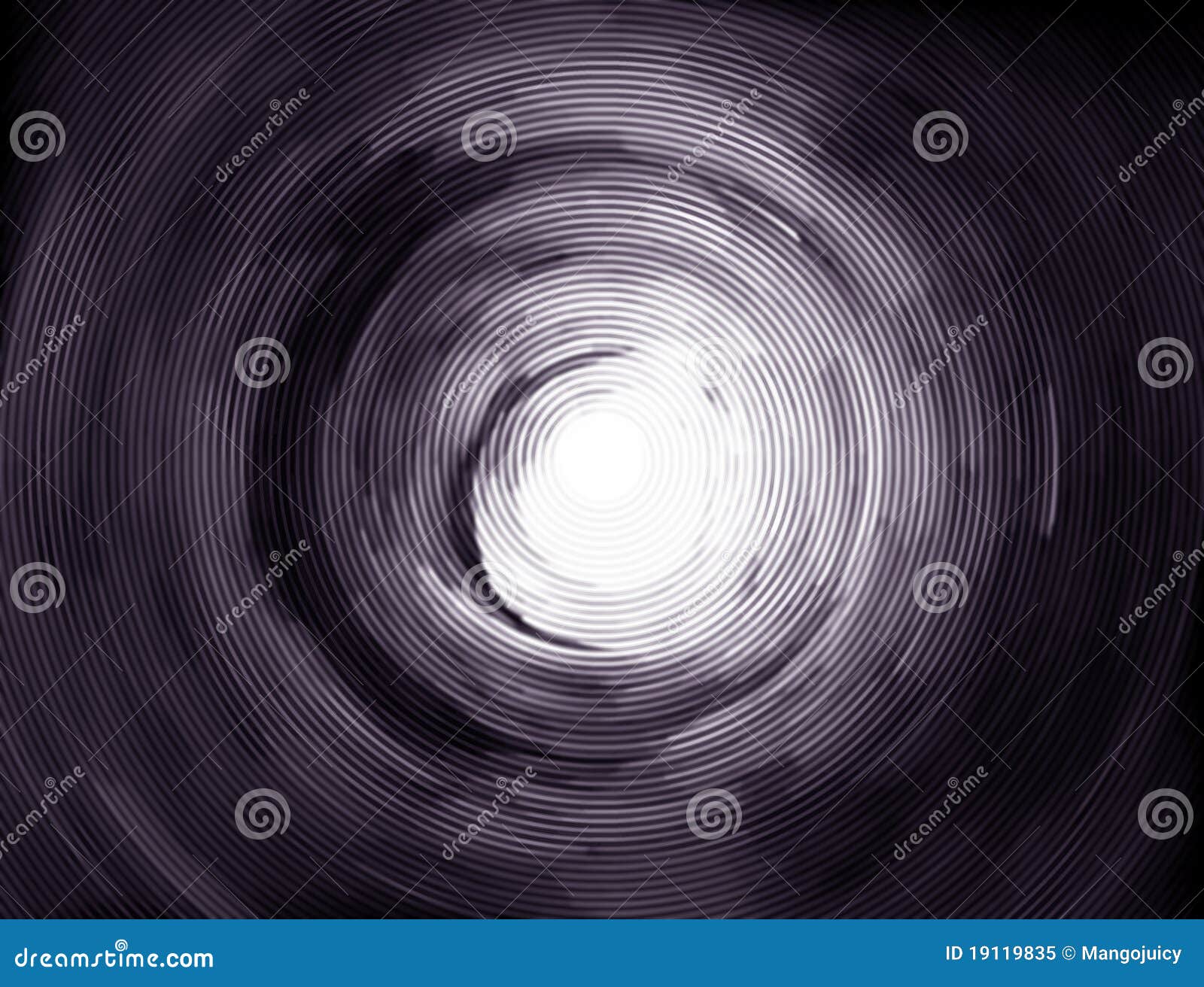 Hypnotic Vortex Tunnel To the Light Stock Illustration - Illustration ...