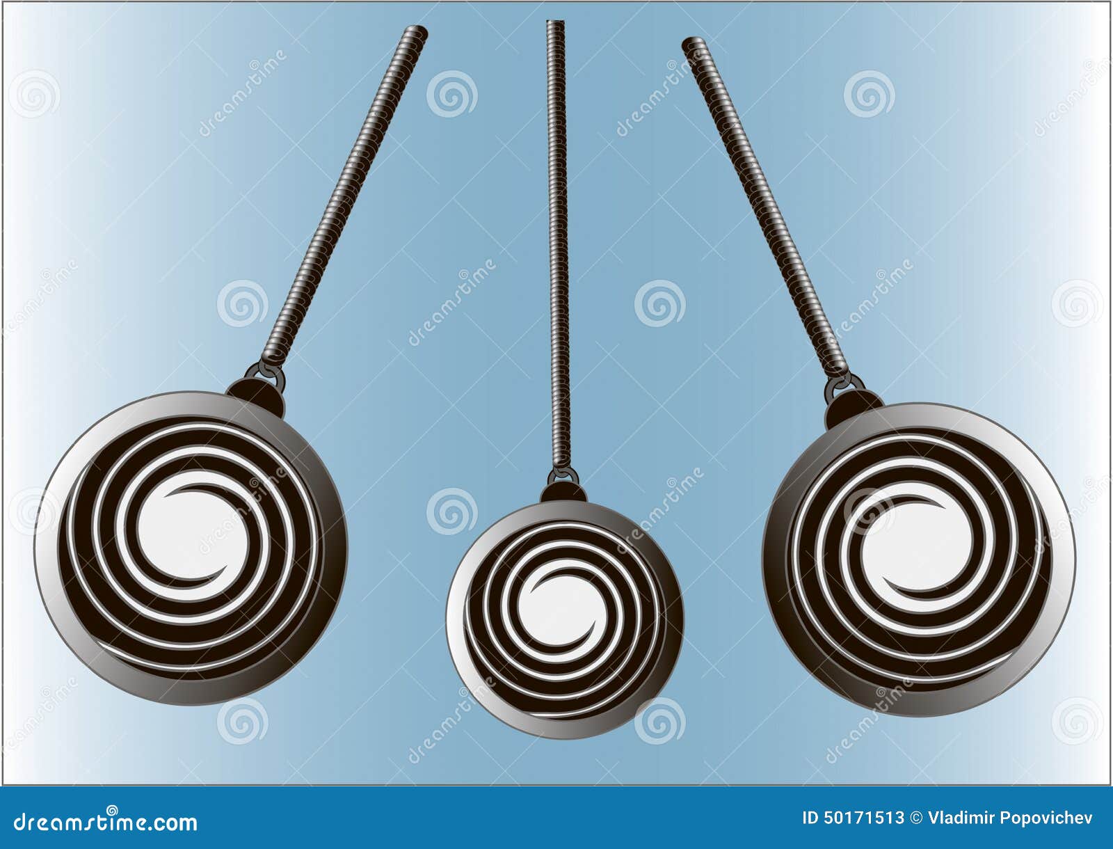 Hypnotist Pendulum In Hand Sketch Vector | CartoonDealer.com #174661612