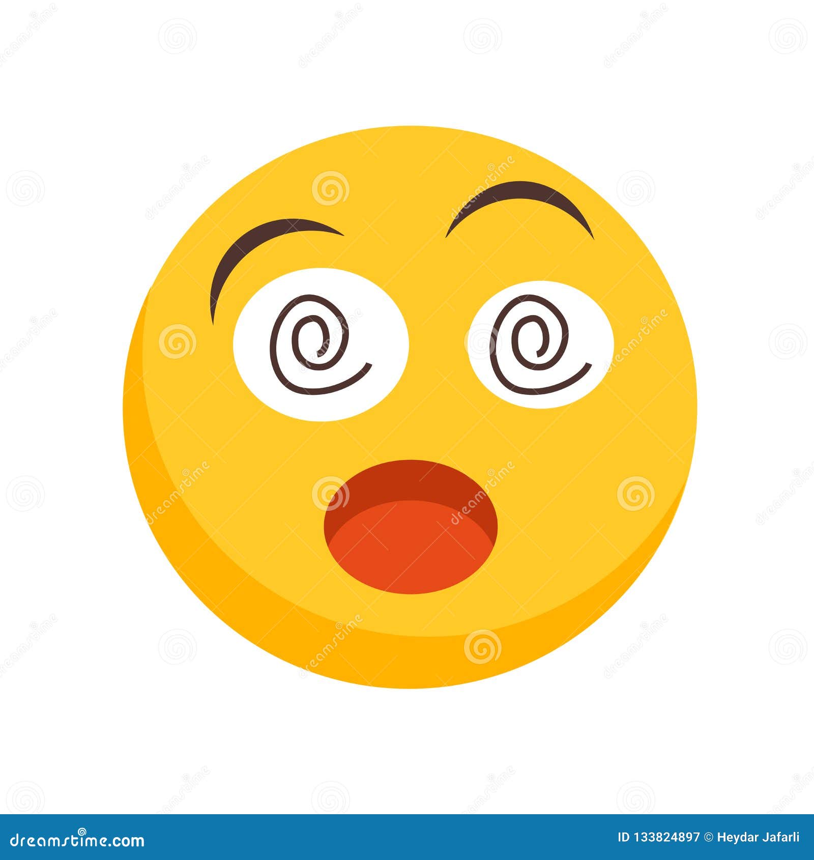 Hypnotized Icon Vector Isolated On White Background, Logo Concept Of ...