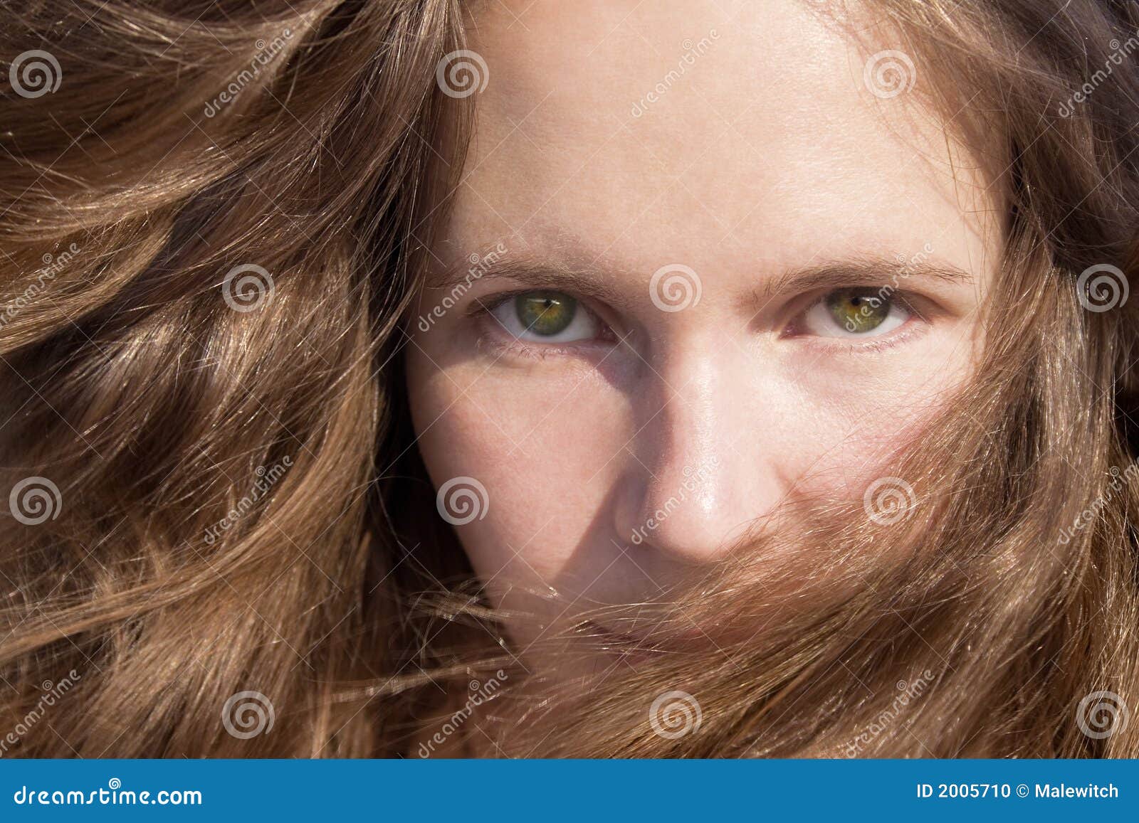 Hypnotizing stock photo. Image of charm, innocence, hairs - 2005710