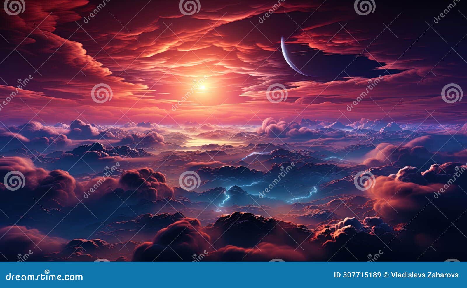 A Hypnotizing View of the Planetary Fog Surrounded by Luminous Gas Clou ...