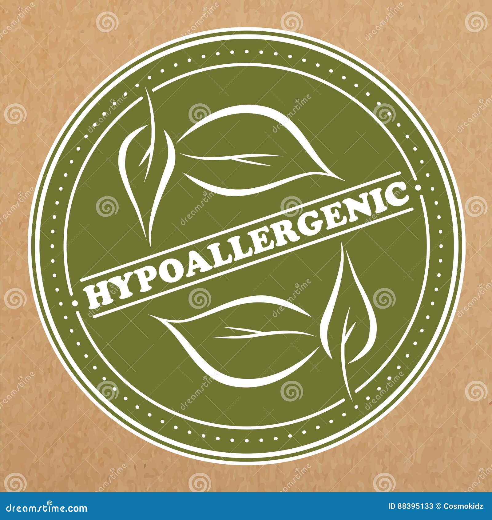 Hypoallergenic Badge, Icon, Sticker Layout Stock Illustration ...
