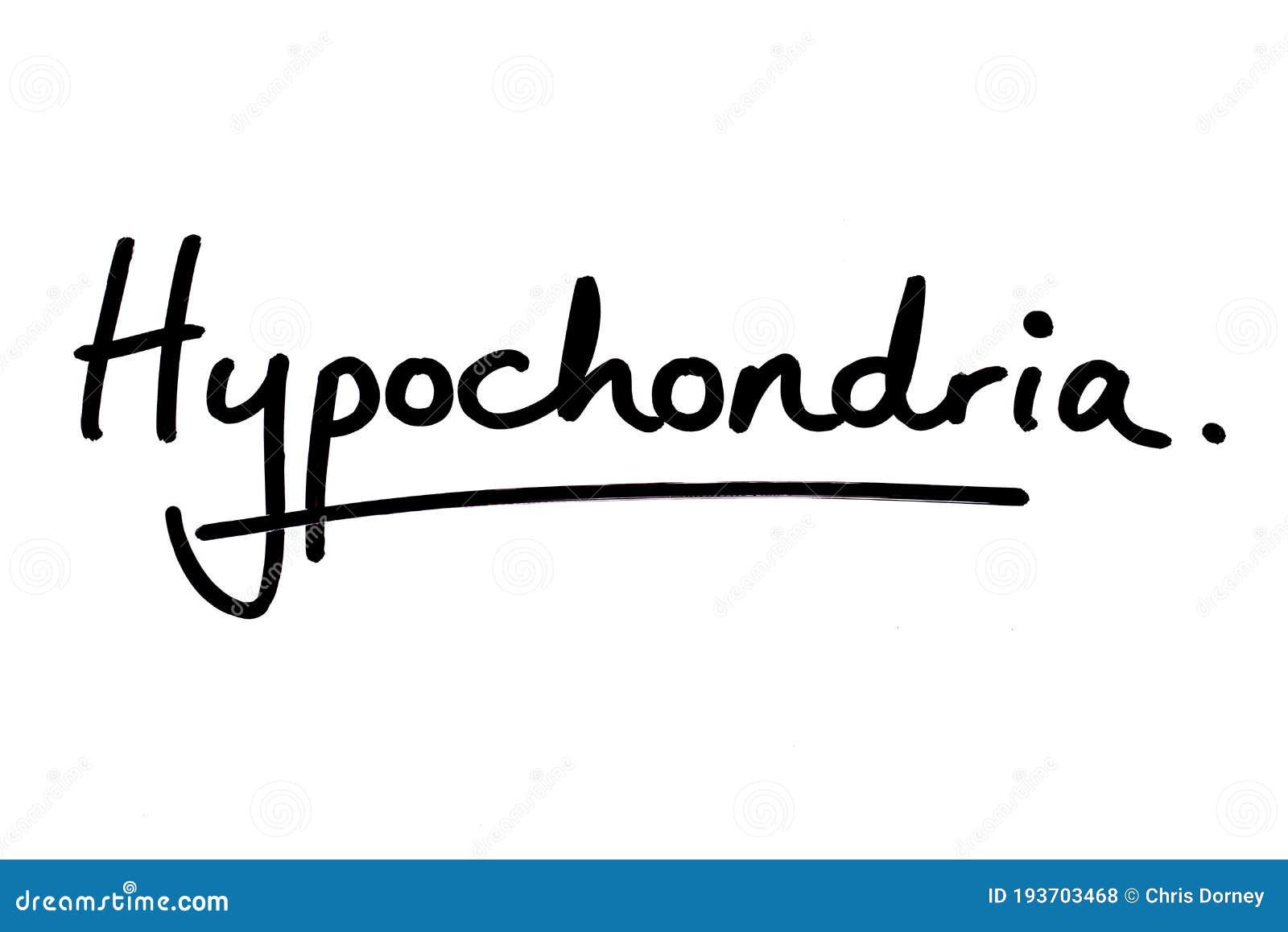 Hypochondria stock illustration. Illustration of reminder - 193703468