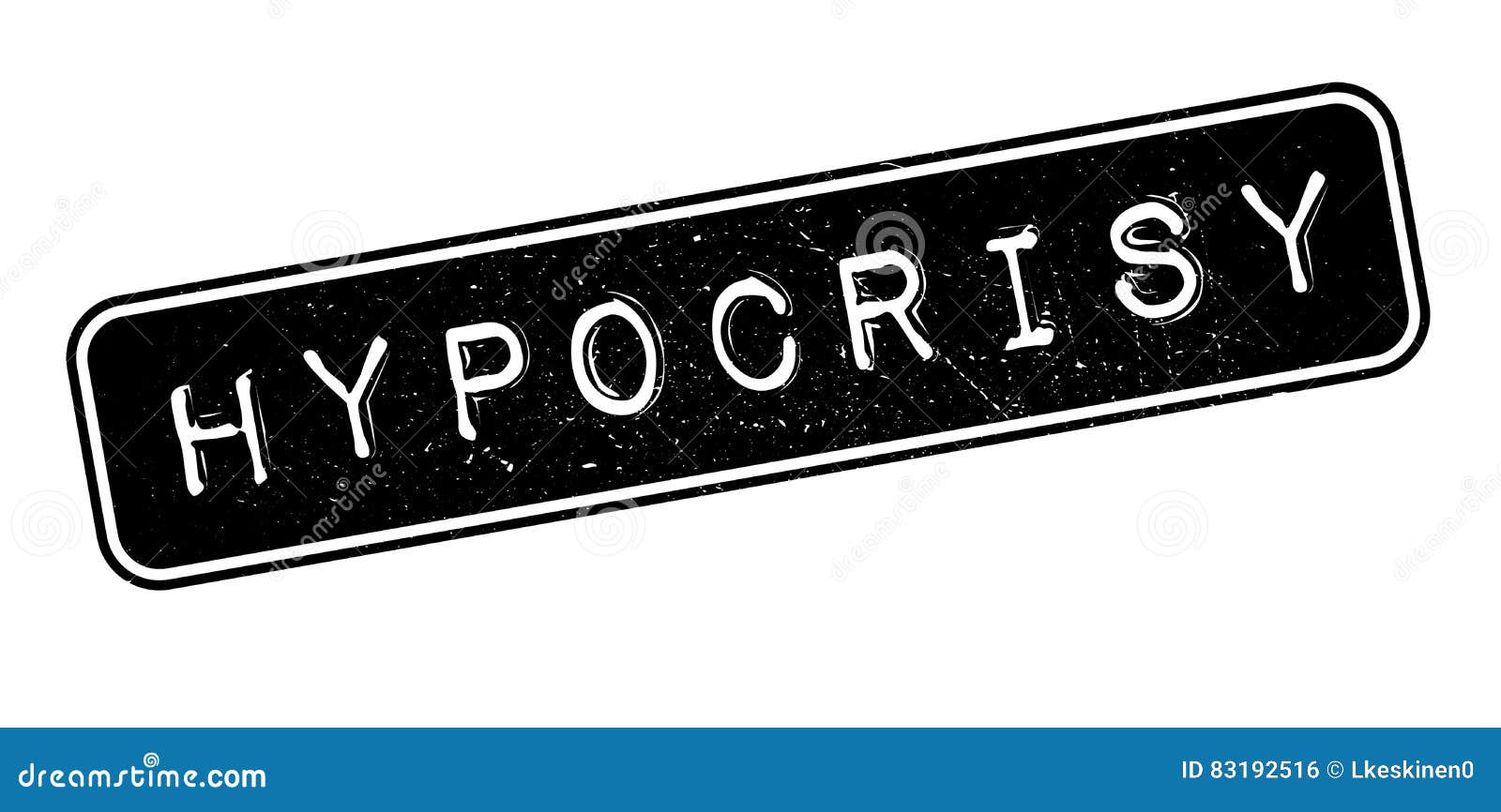 Hypocrisy rubber stamp stock illustration. Illustration of icon - 83192516