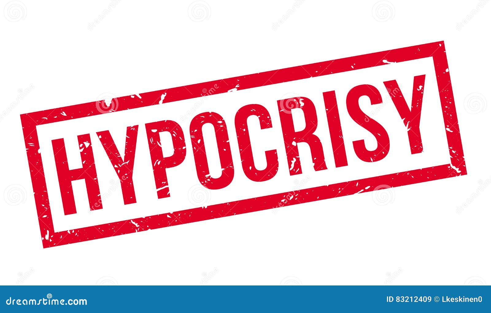 Hypocrisy rubber stamp stock illustration. Illustration of icon - 83212409