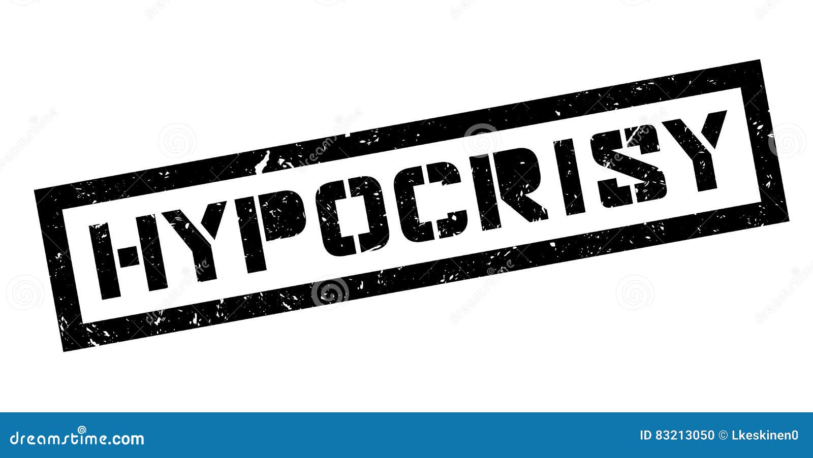 Hypocrisy rubber stamp stock illustration. Illustration of dishonest ...