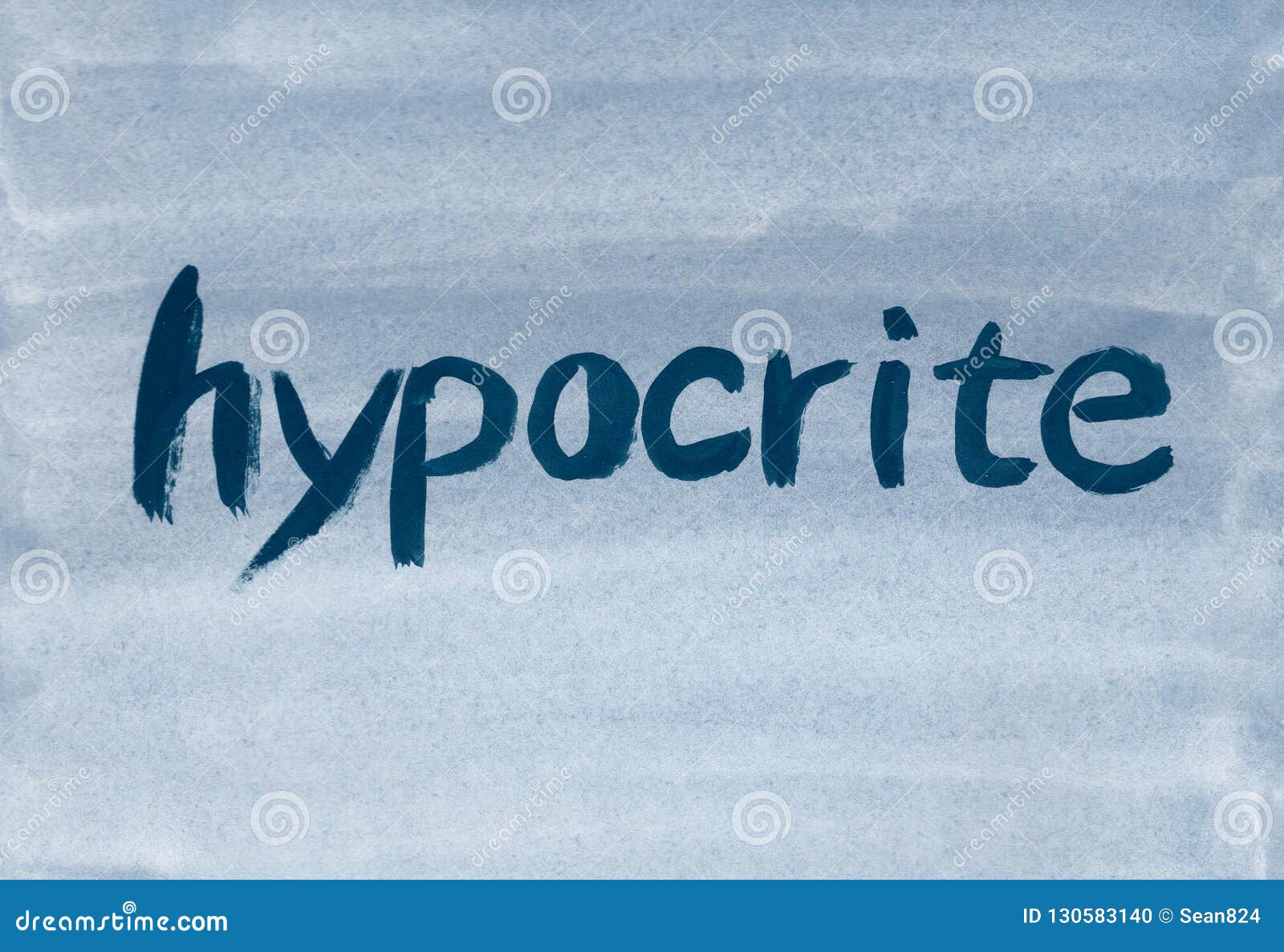 Hypocrite arkivfoto. Bild av tecken, gouache, fejka - 130583140