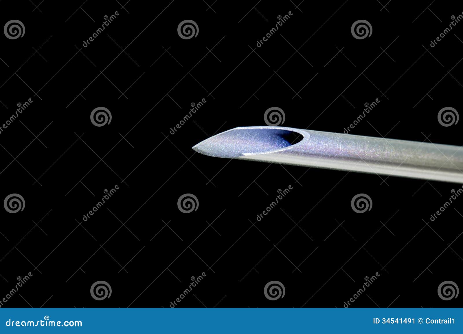 Hypodermic needle stock image. Image of injection, medicine - 34541491