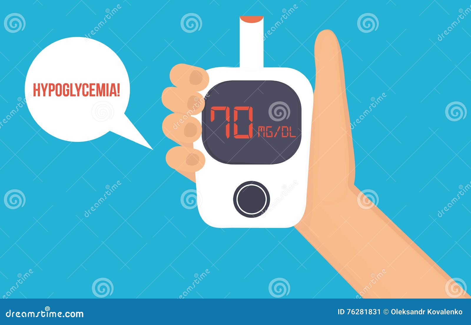 Hypoglycemia concept. stock vector. Illustration of home - 76281831 Hypoglycemia concept. stock vector. Illustration of home - 76281831