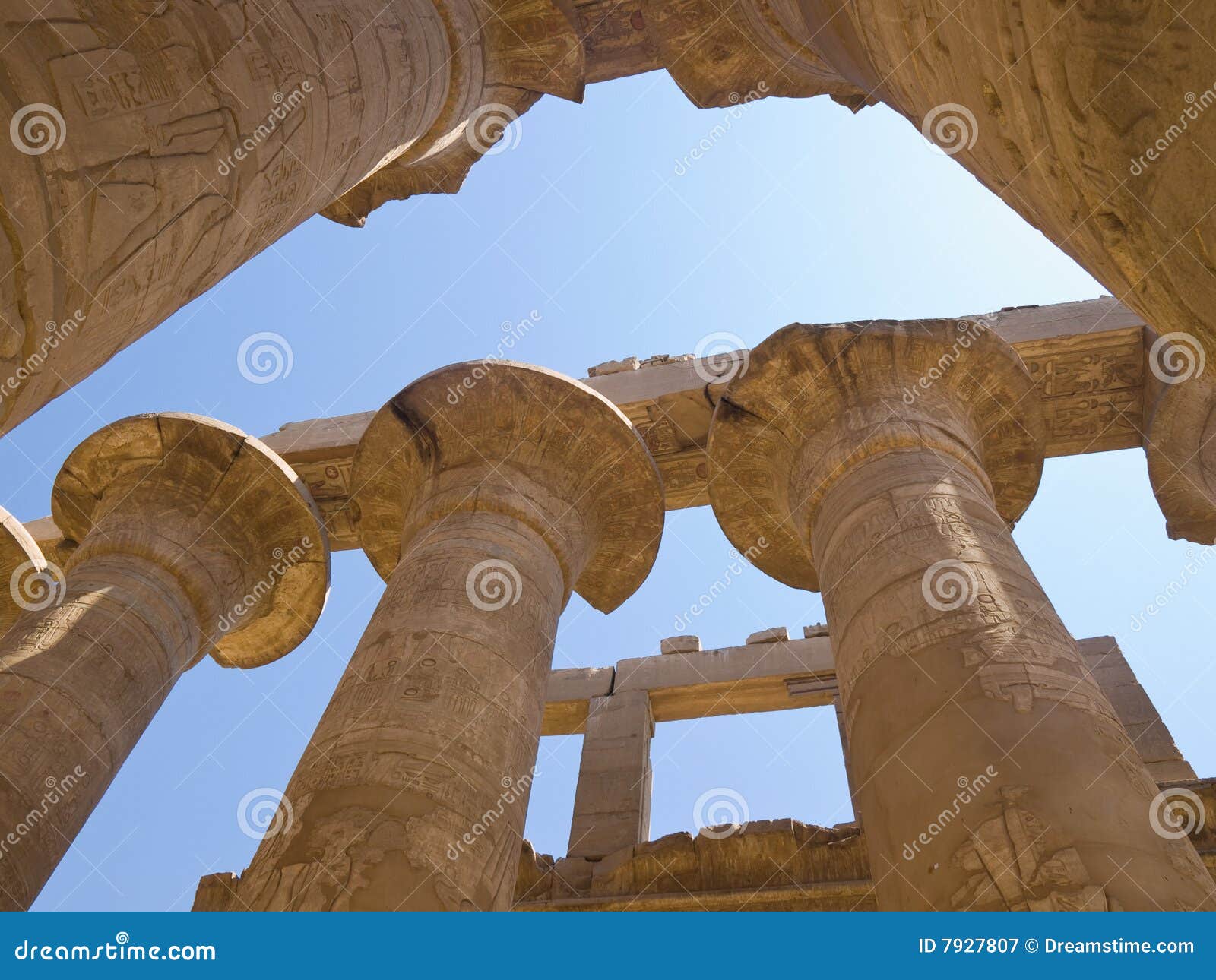 Hypostyle hall stock image. Image of karnak, luxor, africa - 7927807