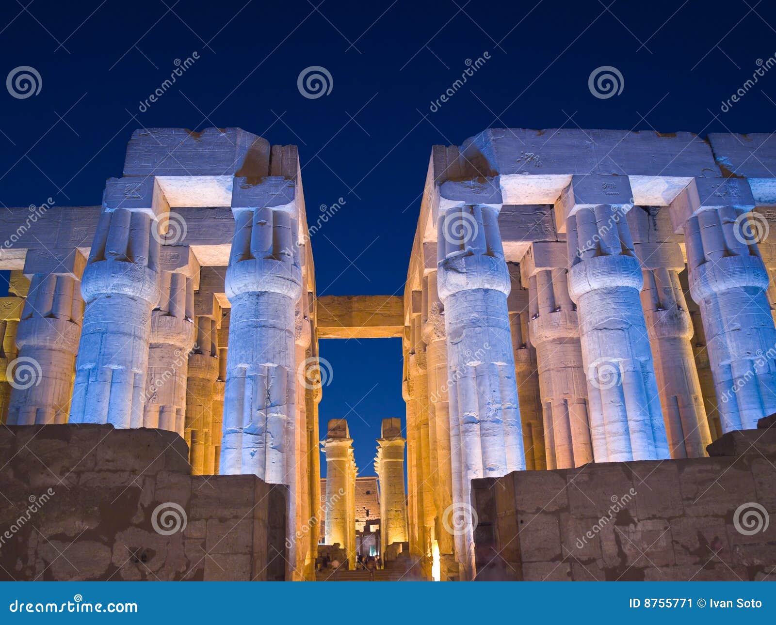 Hypostyle hall stock image. Image of hypostyle, architecture - 8755771