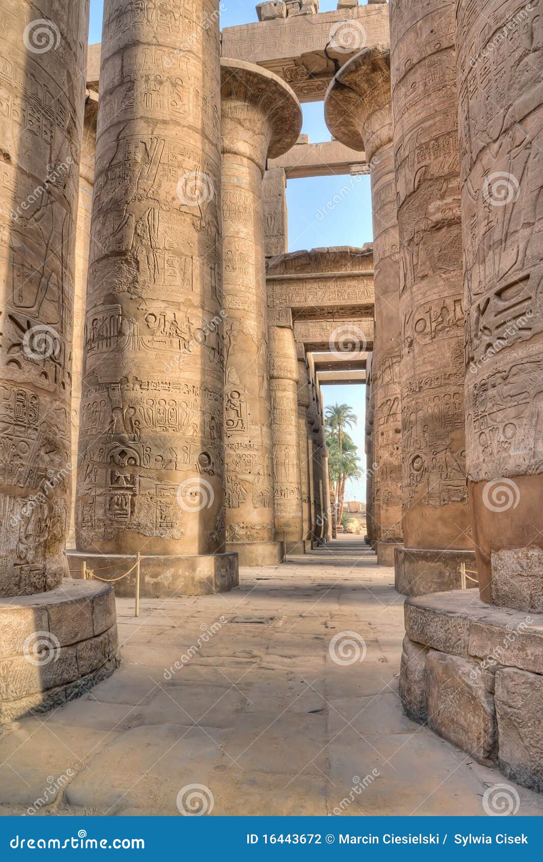 Hypostyle Hall in Karnak, Egypt Stock Photo - Image of egyptian, luxor ...