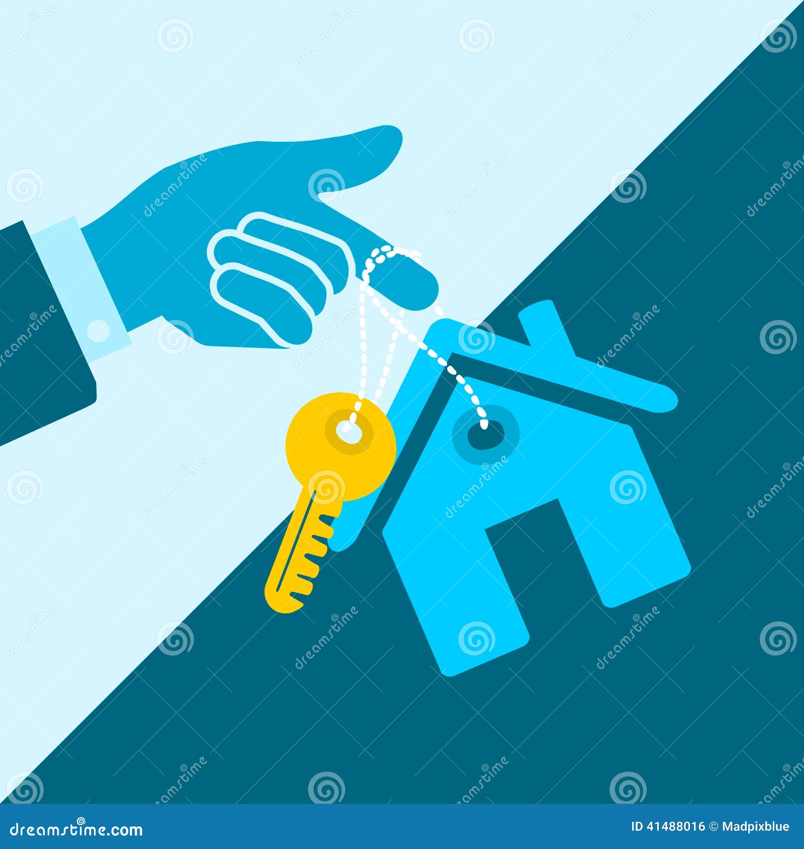 Hypothek vektor abbildung. Illustration von kunst, menschlich - 41488016