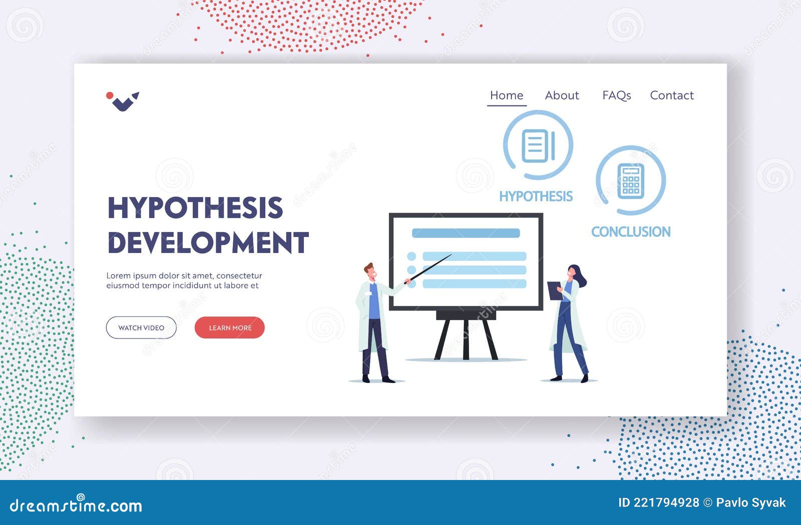 Hypothesis Development Landing Page Template. Tiny Scientists ...