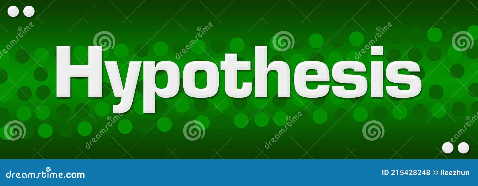 Hypothesis Green Dots Background Stock Photo | CartoonDealer.com #215428248