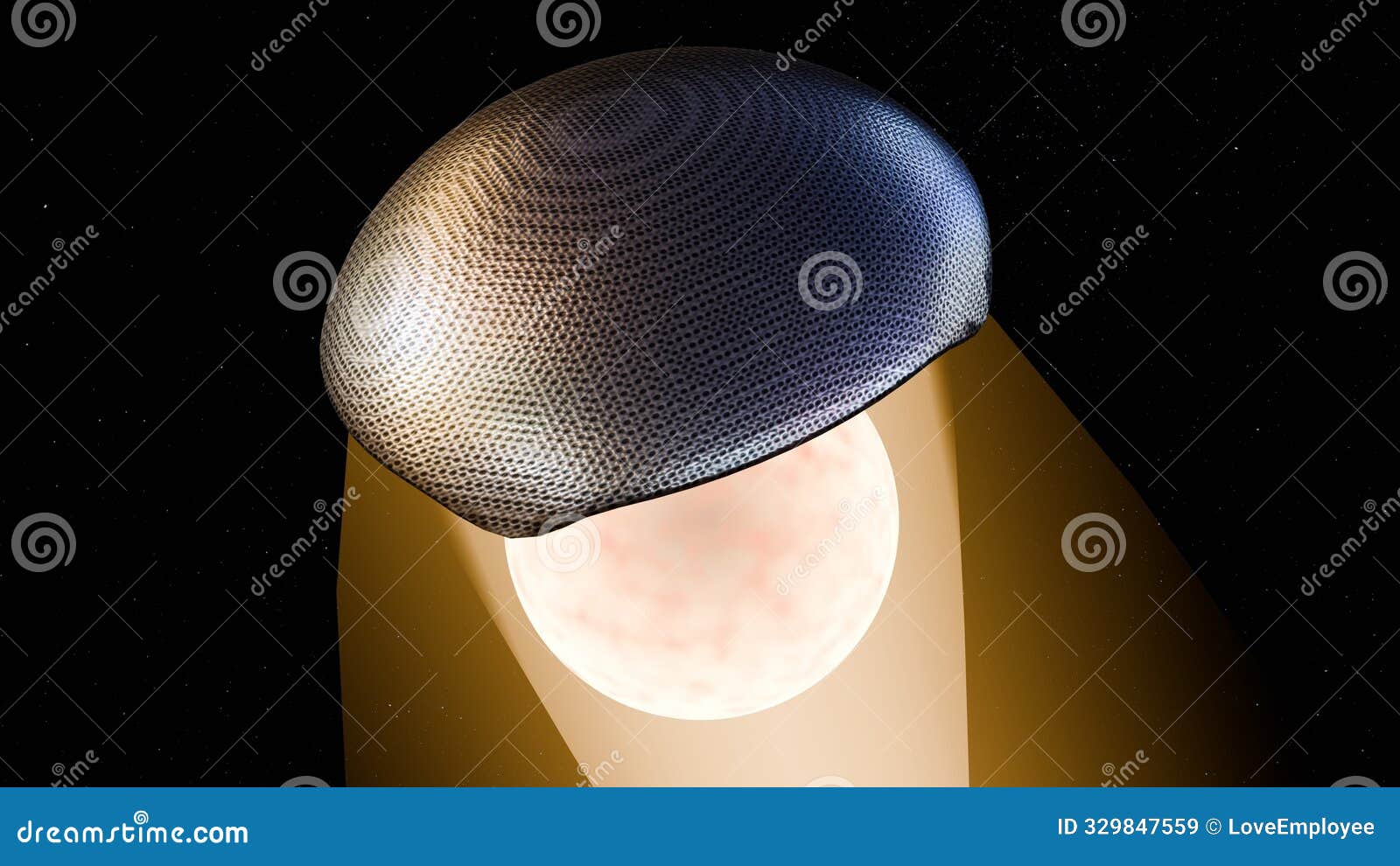 Ion Thruster Engine Glowing In The Dark Royalty-Free Stock Photography ...